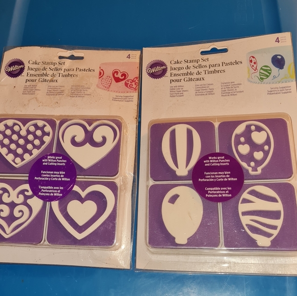 Wilton | Kitchen | Wilton Cake Stamp Set | Poshmark